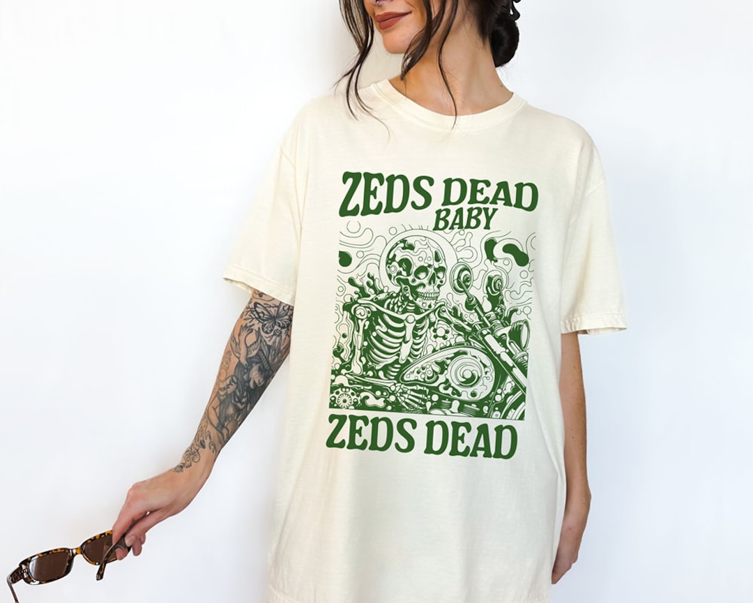 Zeds Dead Baby Skeleton Festival Tee EDM Merch Comfy Rave Outfit ...