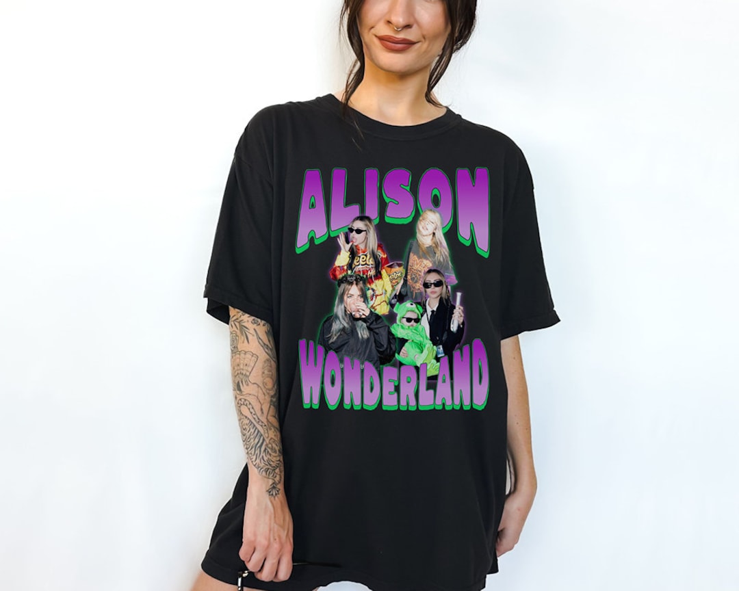 Alison Wonderland Bootleg 90's Rap Tee Alison Wonderland Shirt FMUOASL ...
