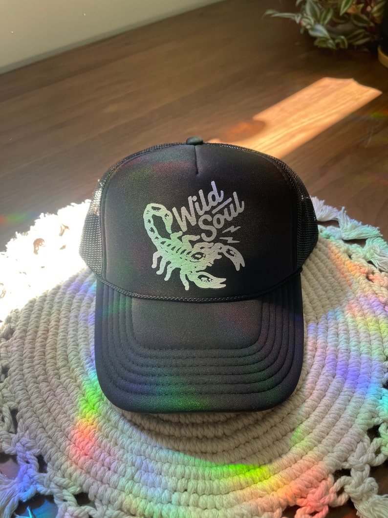 Wild Soul Scorpion Trucker Hat Western Trucker Hat Neutral - Etsy