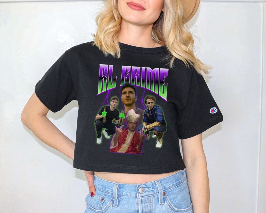 RL Grime 90's Bootleg Rap Cropped Festival Tee Sable Valley Rave Outfit ...