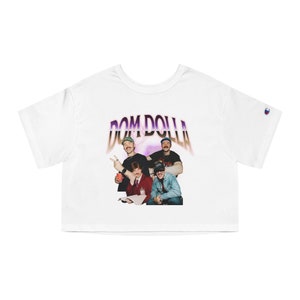Dom Dolla 90's Bootleg Rap Cropped Festival Tee John Summit Rave Outfit ...