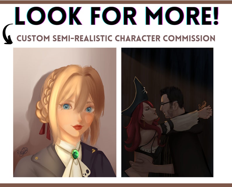Custom Anime Character Commission Etsy 