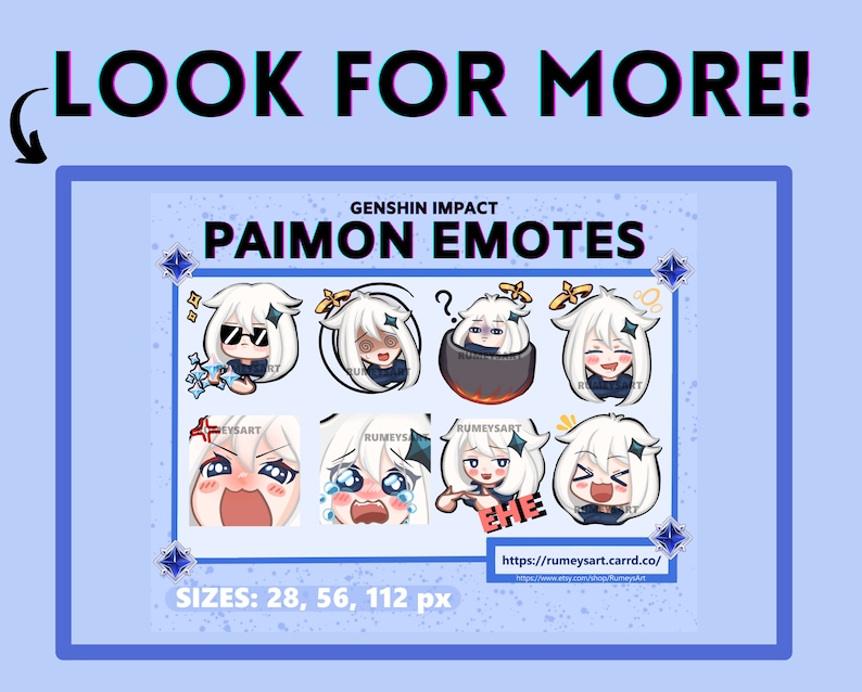 Twitch Emote Paimon Genshin Impact Discord Emotes, Twitch Emotes ...
