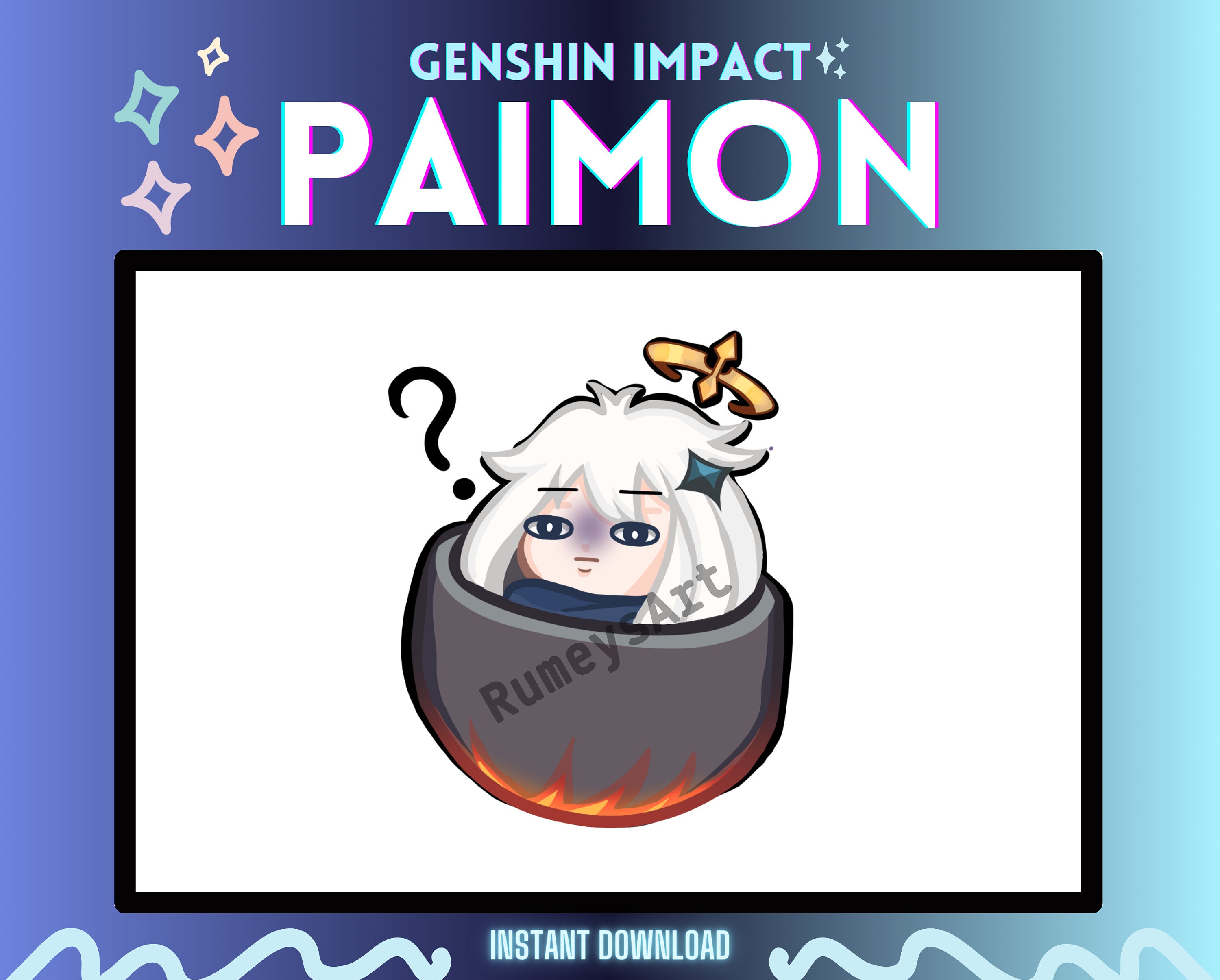 Twitch Emote Paimon Genshin Impact / discord emotes, twitch emotes ...
