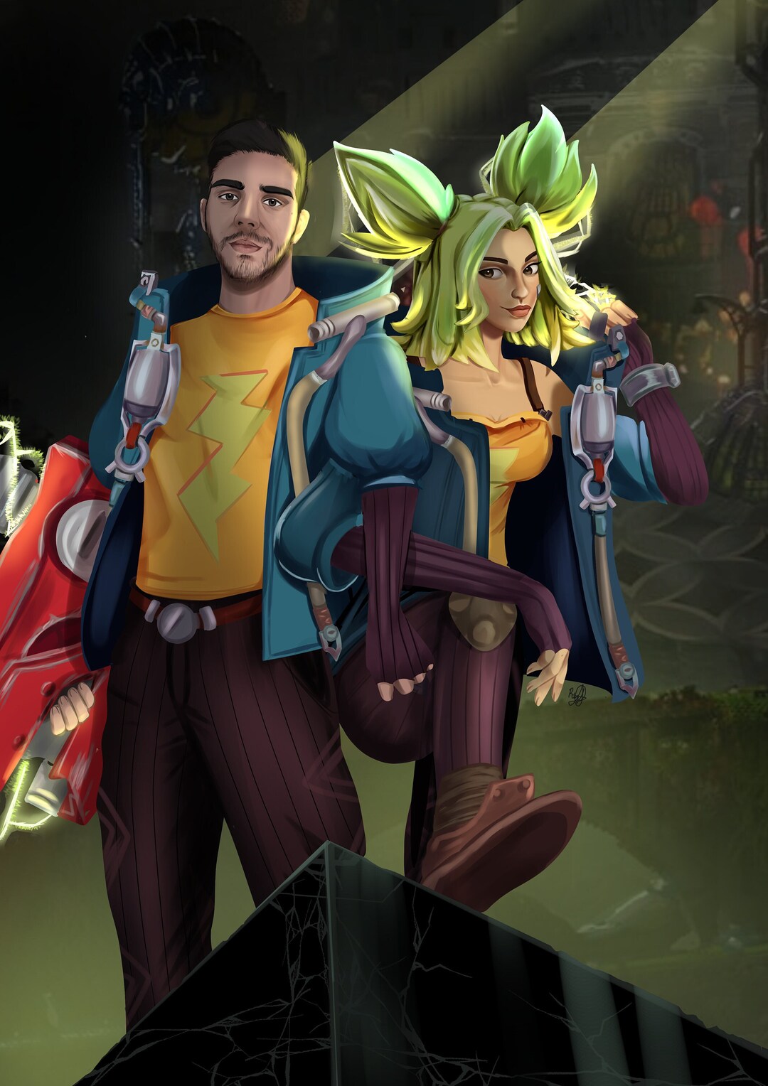 Custom Arcane: League of Legends Character Commission - Etsy