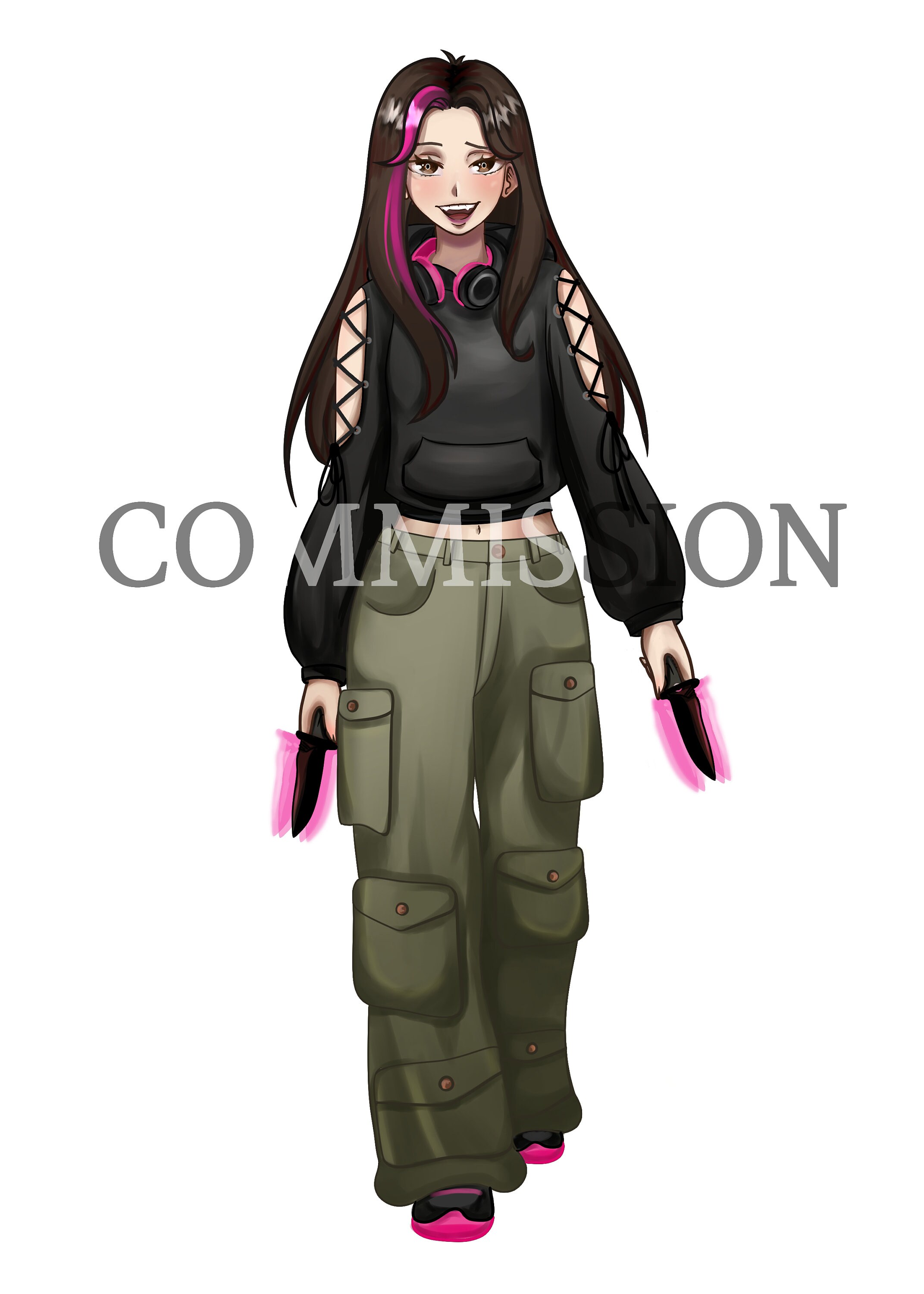 Custom Anime Character Commission - Etsy