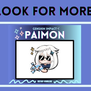Genshin Impact Paimon Emotes Discord Emotes, Twitch Emotes - Etsy