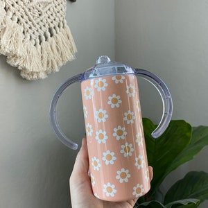 Daisy Flower Kids Sippy Cup | Kids Cup With Straw | Toddler Cup | Gifts ...