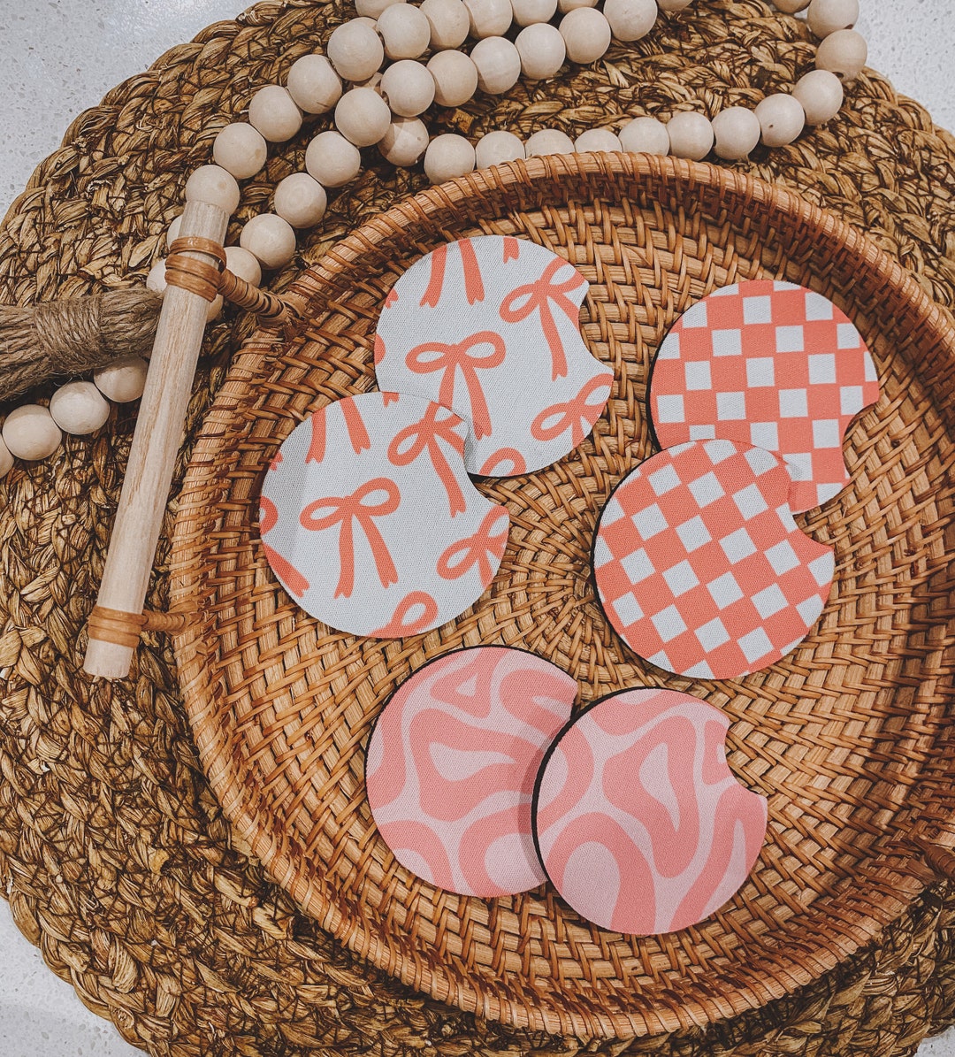 Car Coasters | Cute Car Coasters | Cute Gifts | Car Coaster | Girly ...