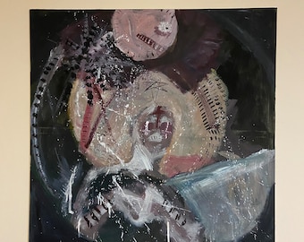 The Source by Prisarts Abstract Painting Canvas - Etsy