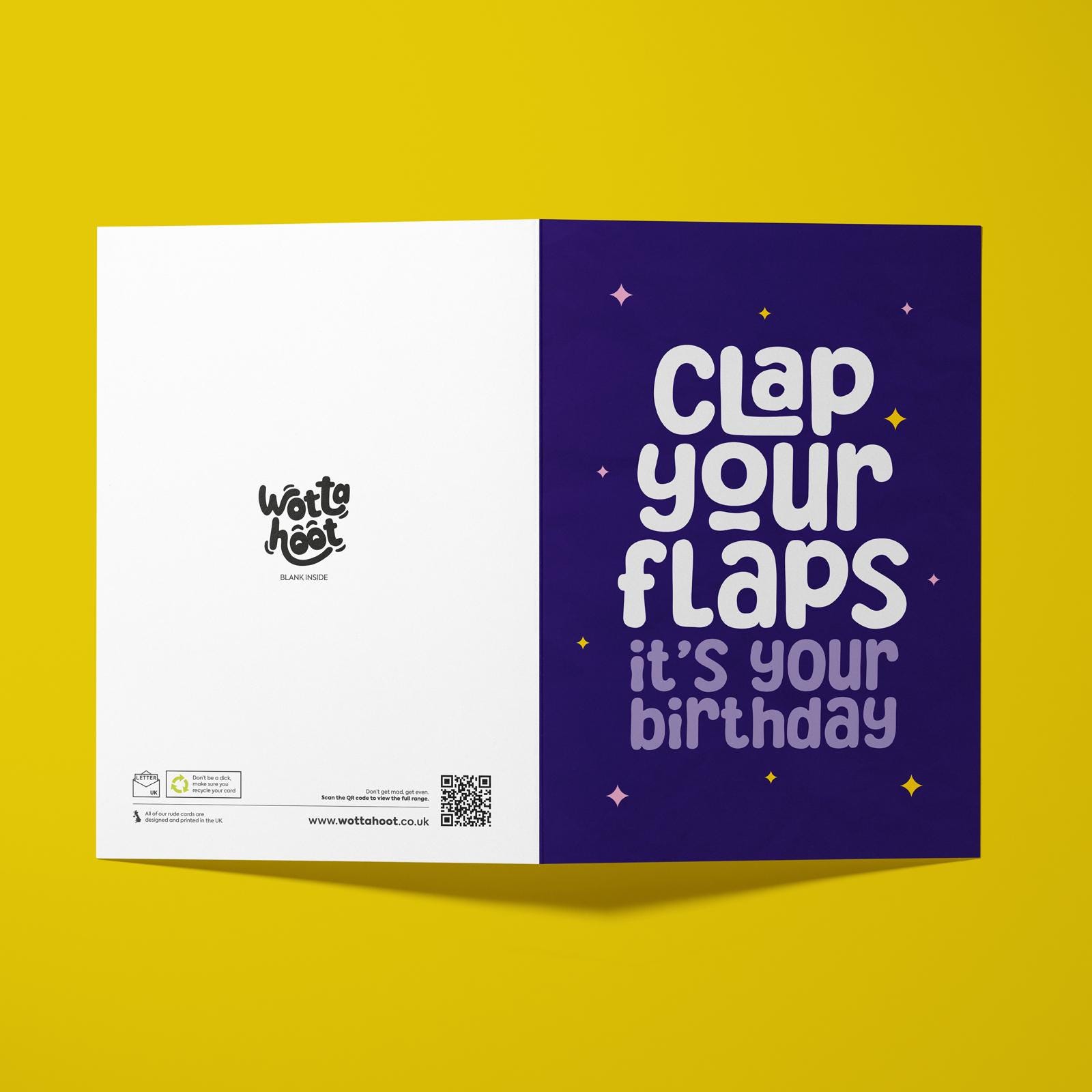 Rude Birthday Card for Her: Cheeky Greeting Card - Clap Your Flaps ...