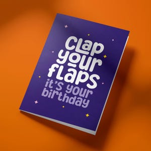 Clap Your Flaps Rude Birthday Card - Etsy UK