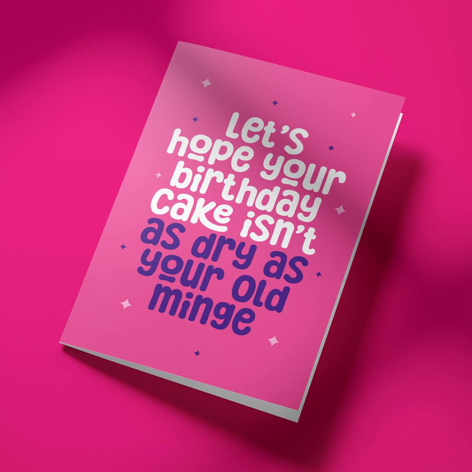 Rude Birthday Card for Her: Cheeky Greeting Card - Dry Cake - Etsy UK