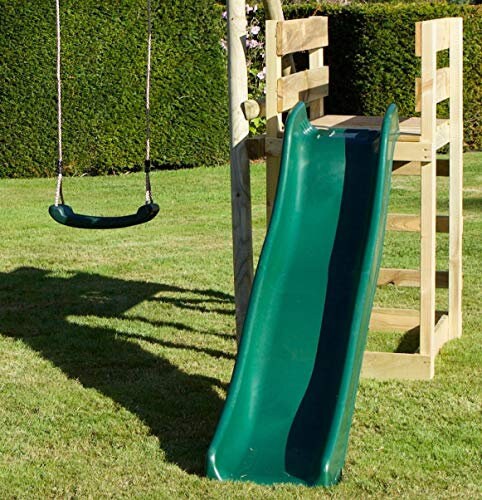 Rebo® Add-on Wooden Platform With 6ft Slide Wooden Garden - Etsy