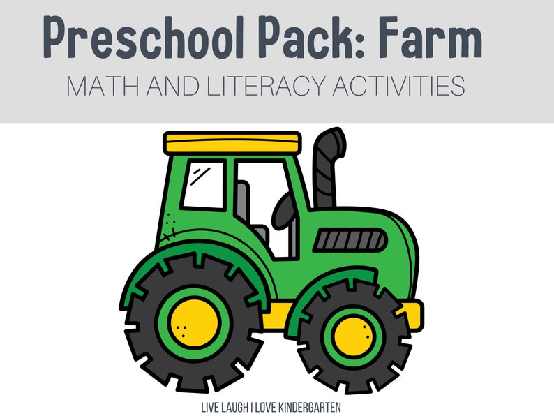 Preschool Farm Activities, Farm Themed Activities, Farm Theme Learning ...