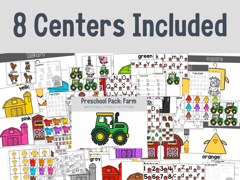 Preschool Farm Activities, Farm Themed Activities, Farm Theme Learning ...