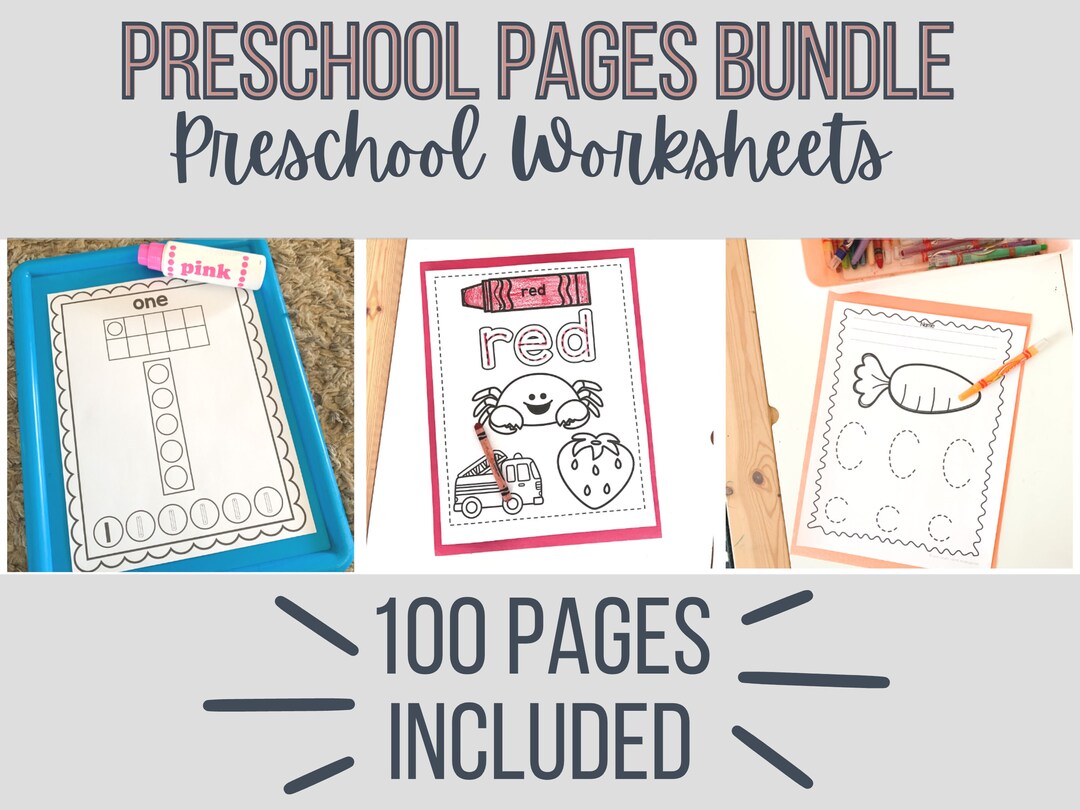 Preschool Worksheets, Preschool Tracing Worksheets, Preschool Math ...