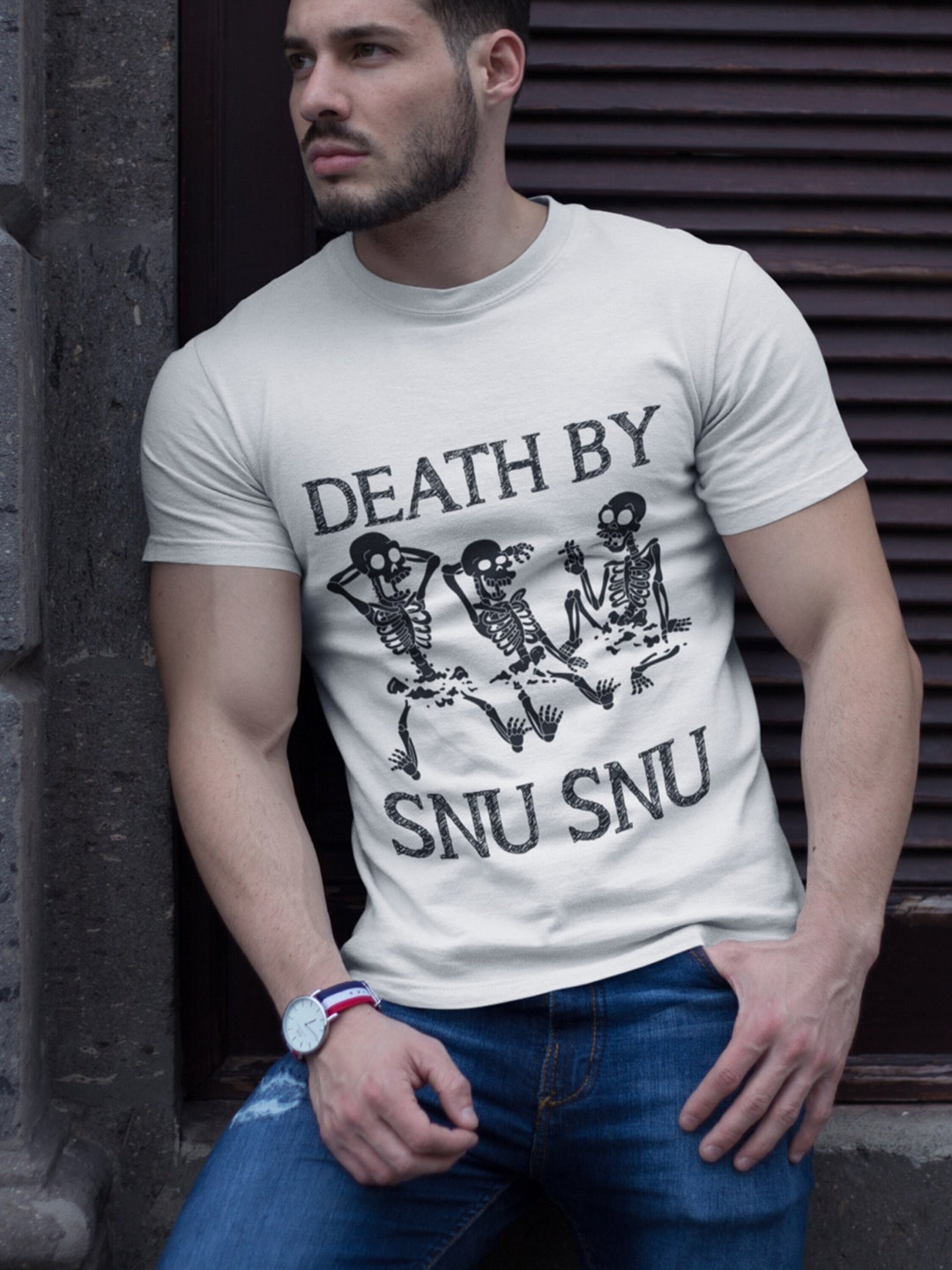 Death by Snu Snu Funny Futurama Cartoon Unisex Tee Shirt - Gamer Gift ...