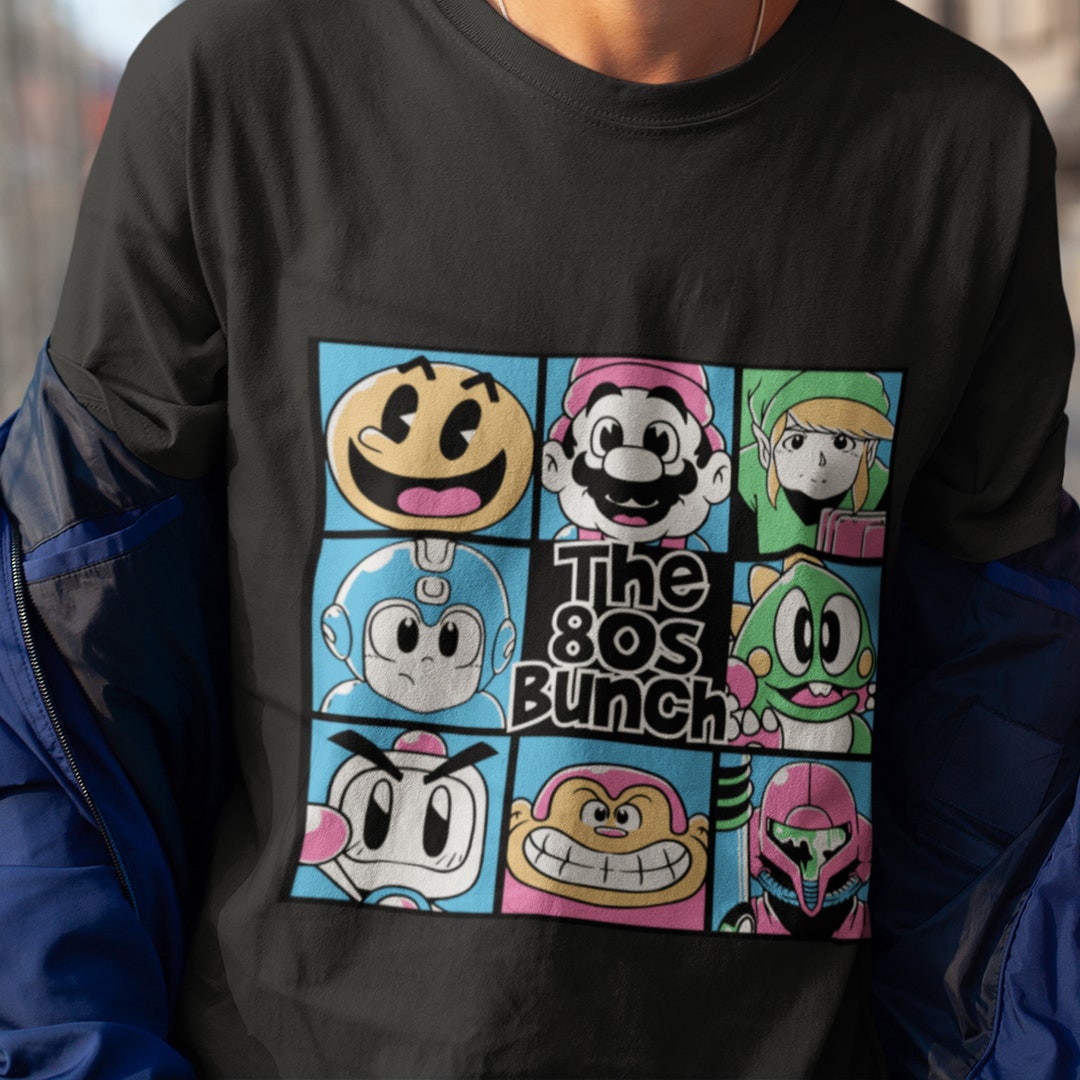 Retro Nintendo the 80s Bunch Zelda Pacman Bomberman Mario Metroid ...
