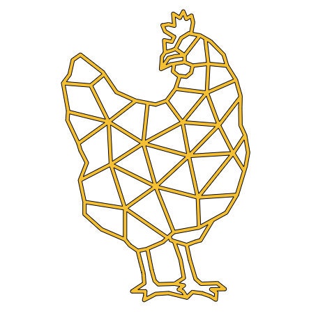 Chicken Outline Sticker-barn Sticker Farm Life, Country Life Vinyl ...