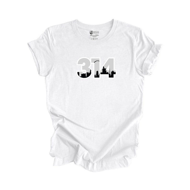 314 St. Louis Missouri USA Area Code Number City Skyline - Etsy