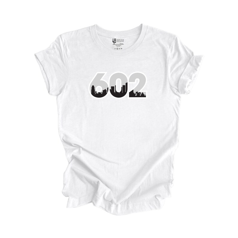 602 Phoenix Arizona USA Area Code Number City Skyline Unisex - Etsy