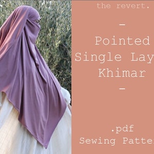 French Jilbab Sewing Template PDF Jilbab Sewing Pattern PDF Islamic ...