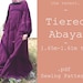 Simple Abaya Sewing Pattern .pdf 1.45m-1.41m Tall - Etsy