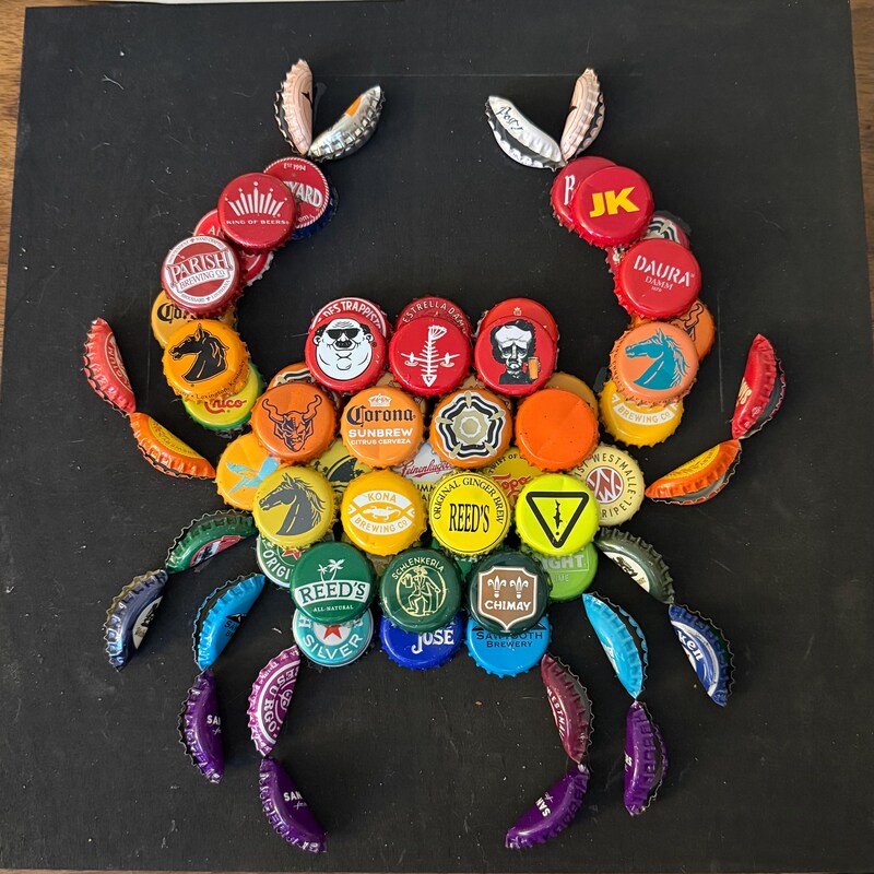 Bottle Cap Crab - Etsy