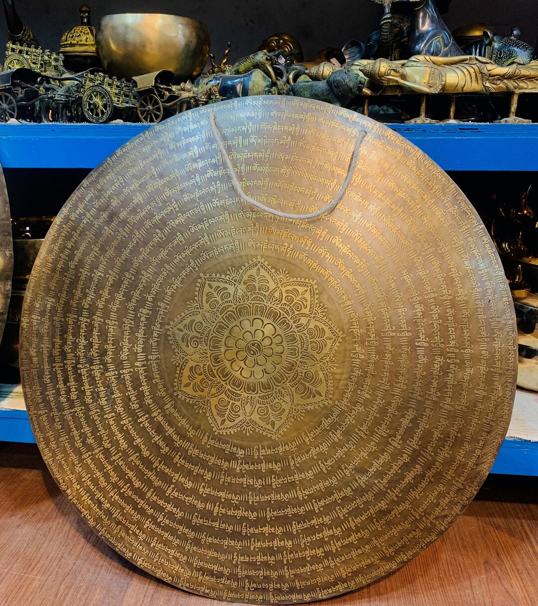 Handmade Mantra Flower of Life Tibetan Gong-music Gong-healing ...