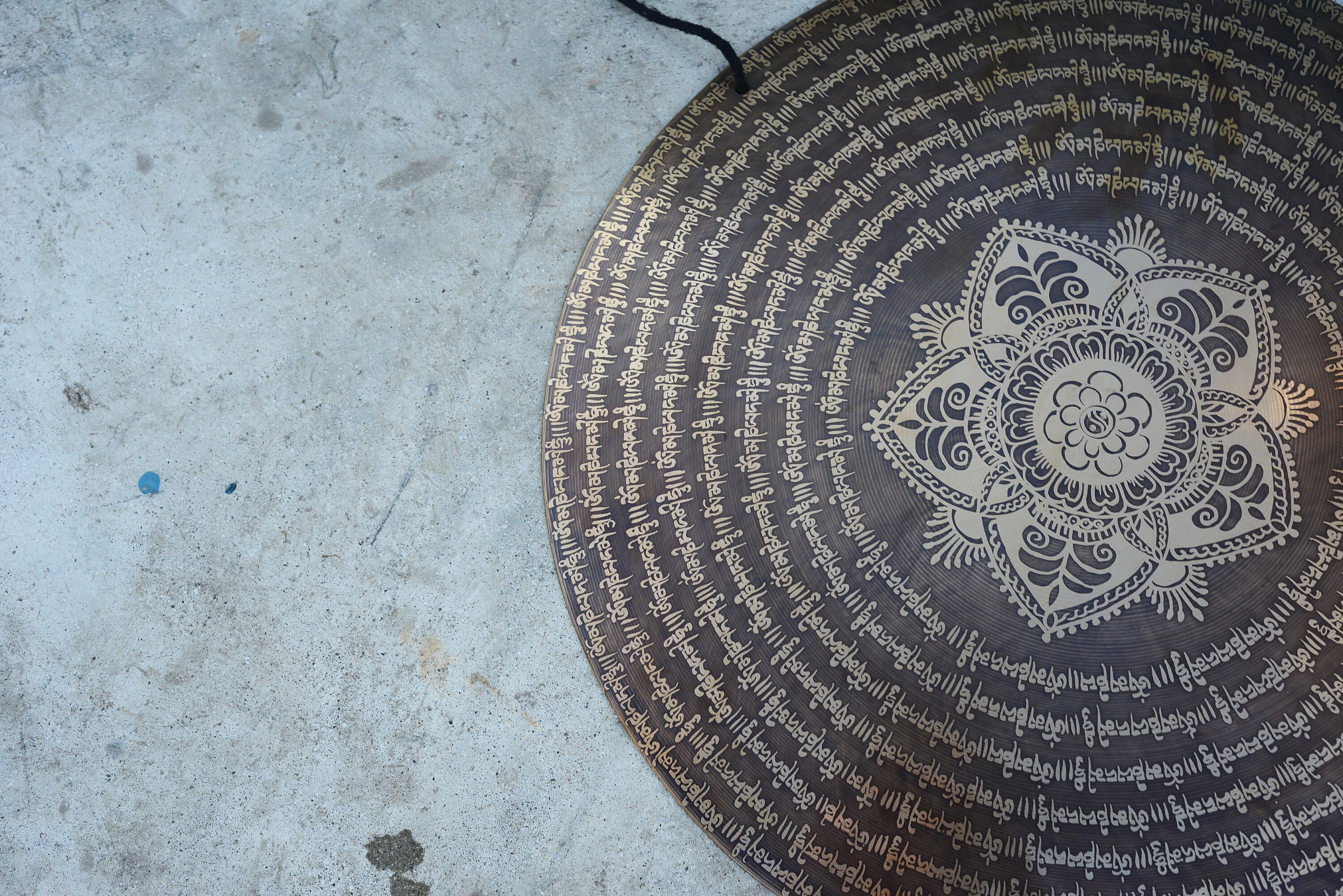 Handmade Mantra Flower of Life Tibetan Gong-music Gong-healing ...