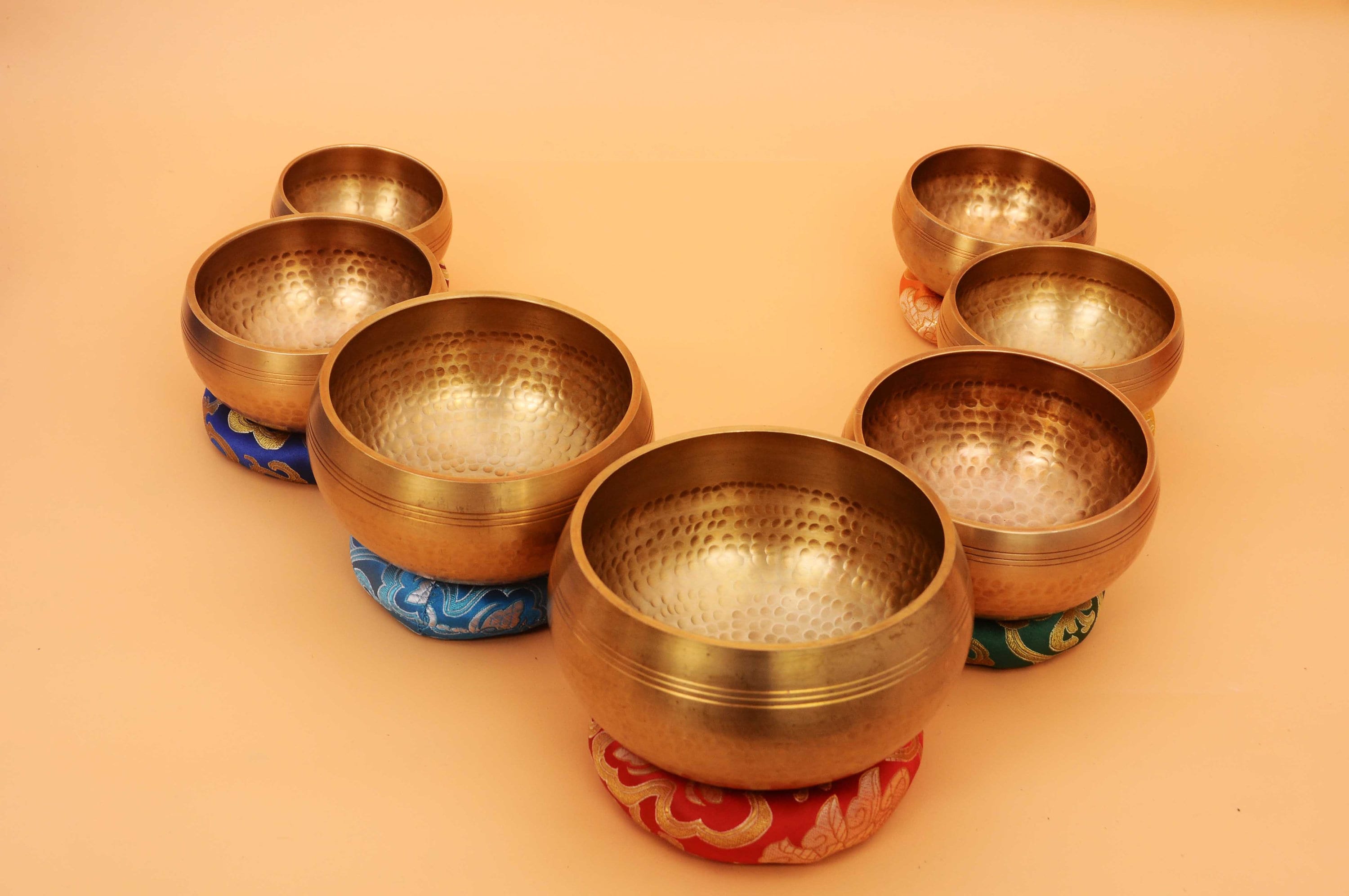 Singing Bowl-set of 7-chakra Healing Set-tibetan Singing Bowl-gulpa Set ...