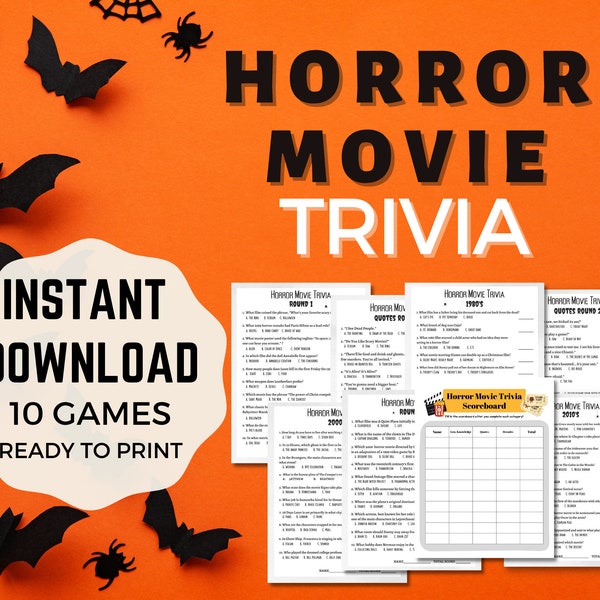 Movie Trivia Game Printable - Etsy