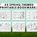Easter Bookmarks, Spring Printable Bookmarks, Spring Crafts for Kids ...