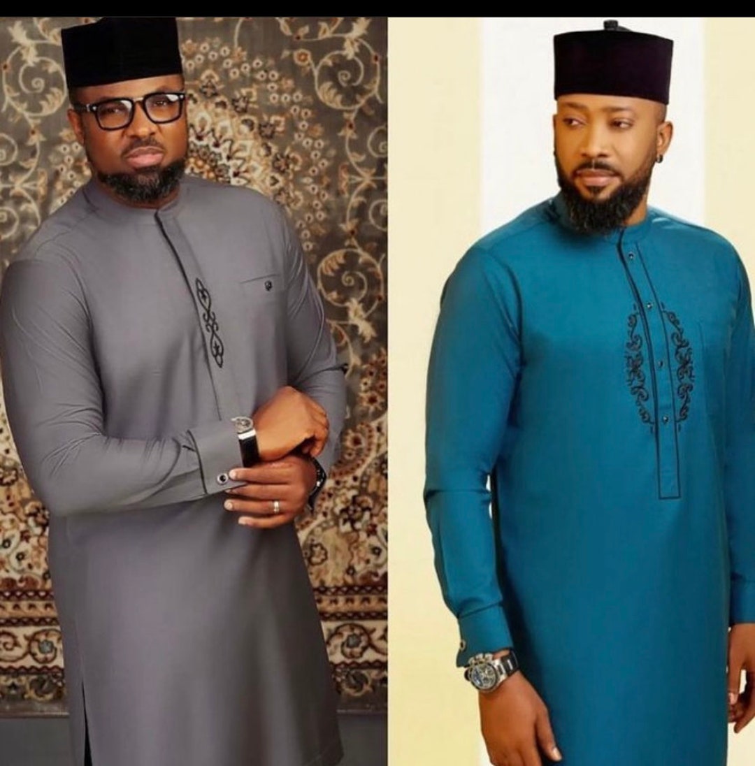 African Men Clothing,dashiki, Senator Wear, Grooms Men Suit, Mens ...