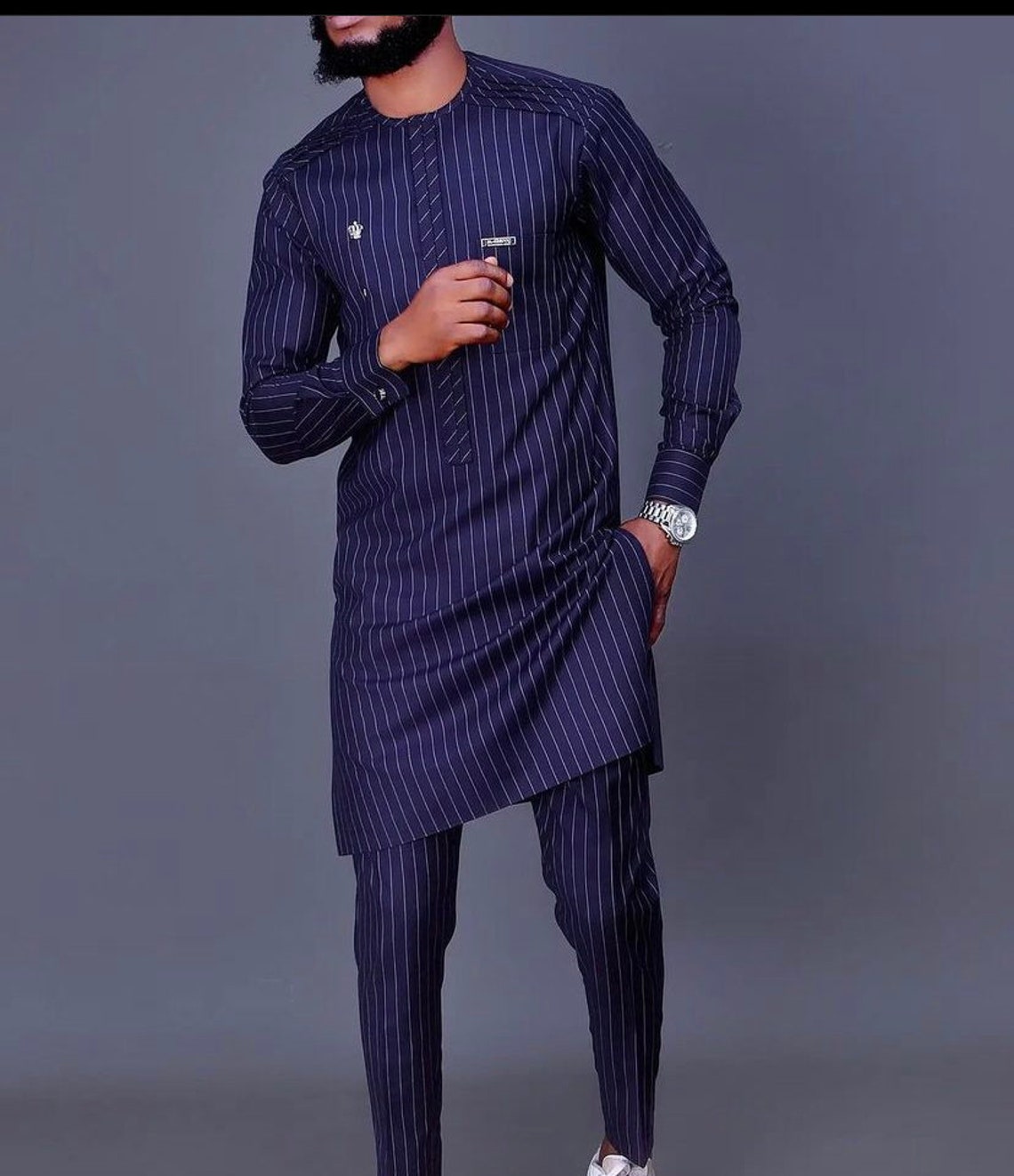 African Men Clothing,dashiki, Senator Wear, Grooms Men Suit, Mens ...