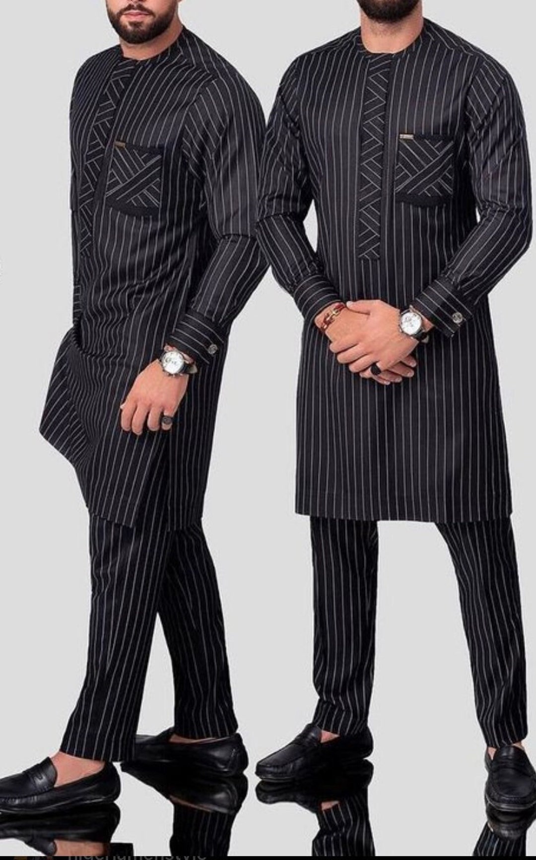 African Men Clothing,dashiki, Senator Wear, Grooms Men Suit, Mens ...