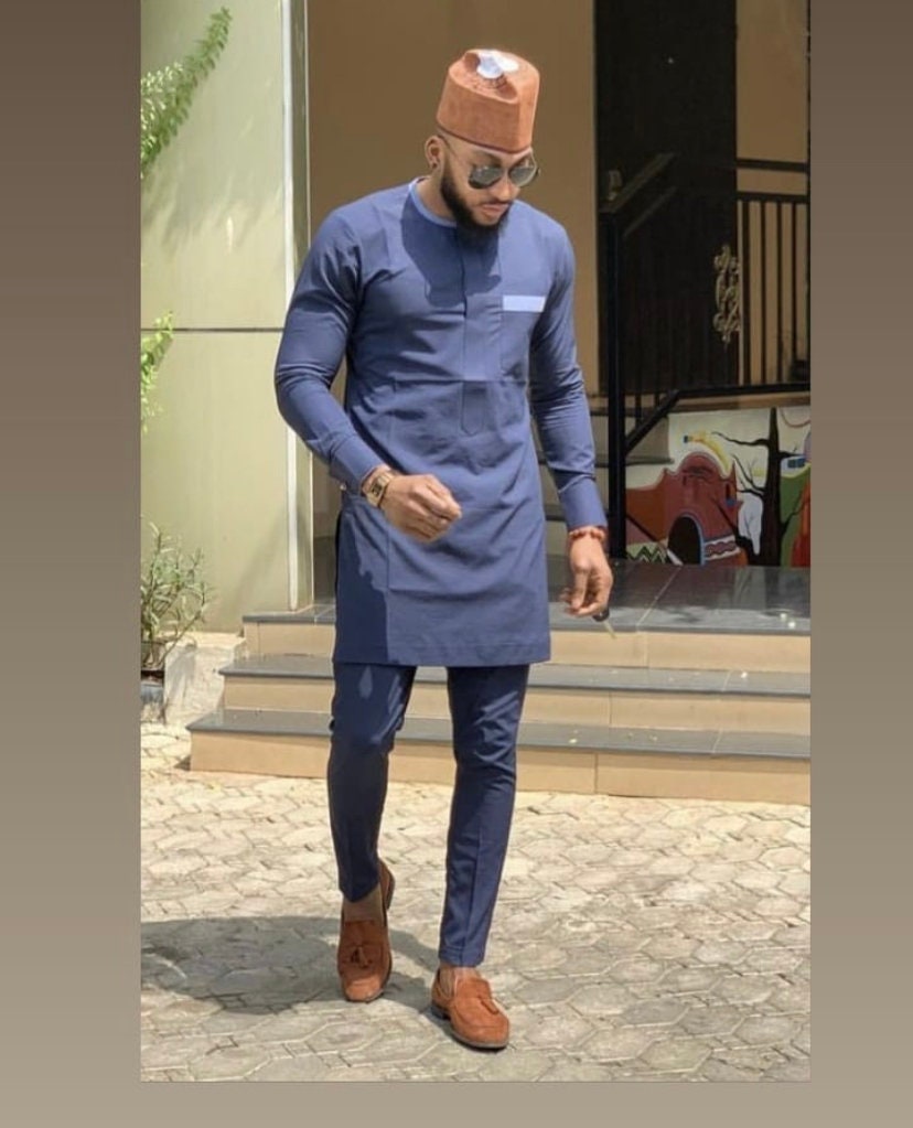African Men Clothing,dashiki, Senator Wear, Grooms Men Suit, Mens ...
