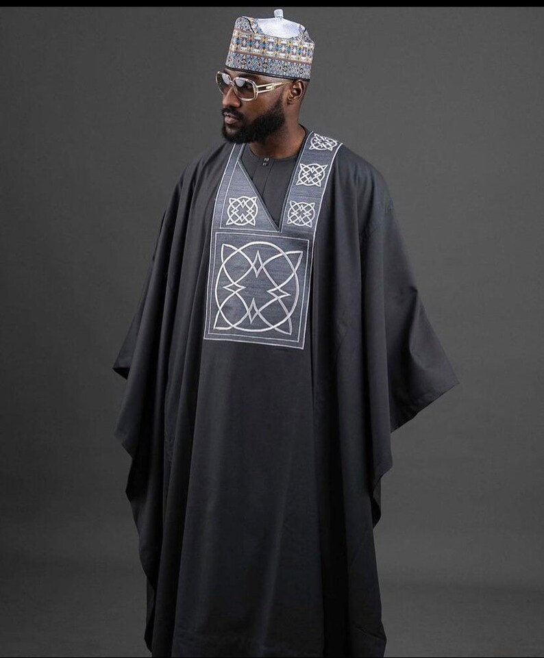 African Men Clothing,dashiki, Agbada Wear, Grooms Men Suit, Mens Kaftan ...