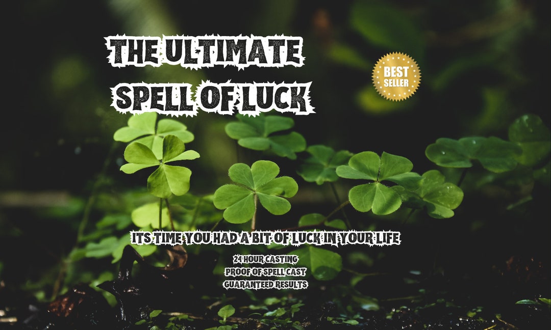 A Spell of Luck - Get Instant Good Luck in Your Life - Etsy