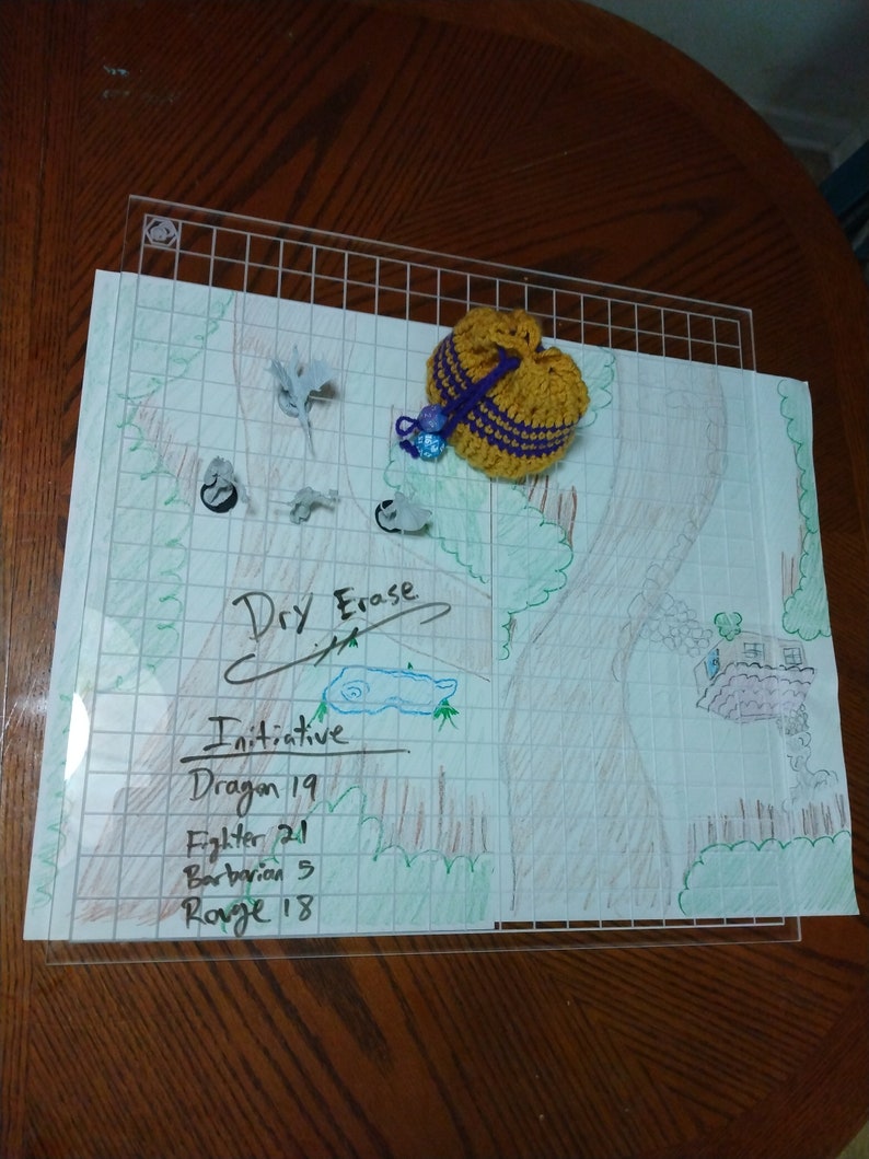 20x20 Dungeons and Dragons Tabletop Grid Board - Etsy