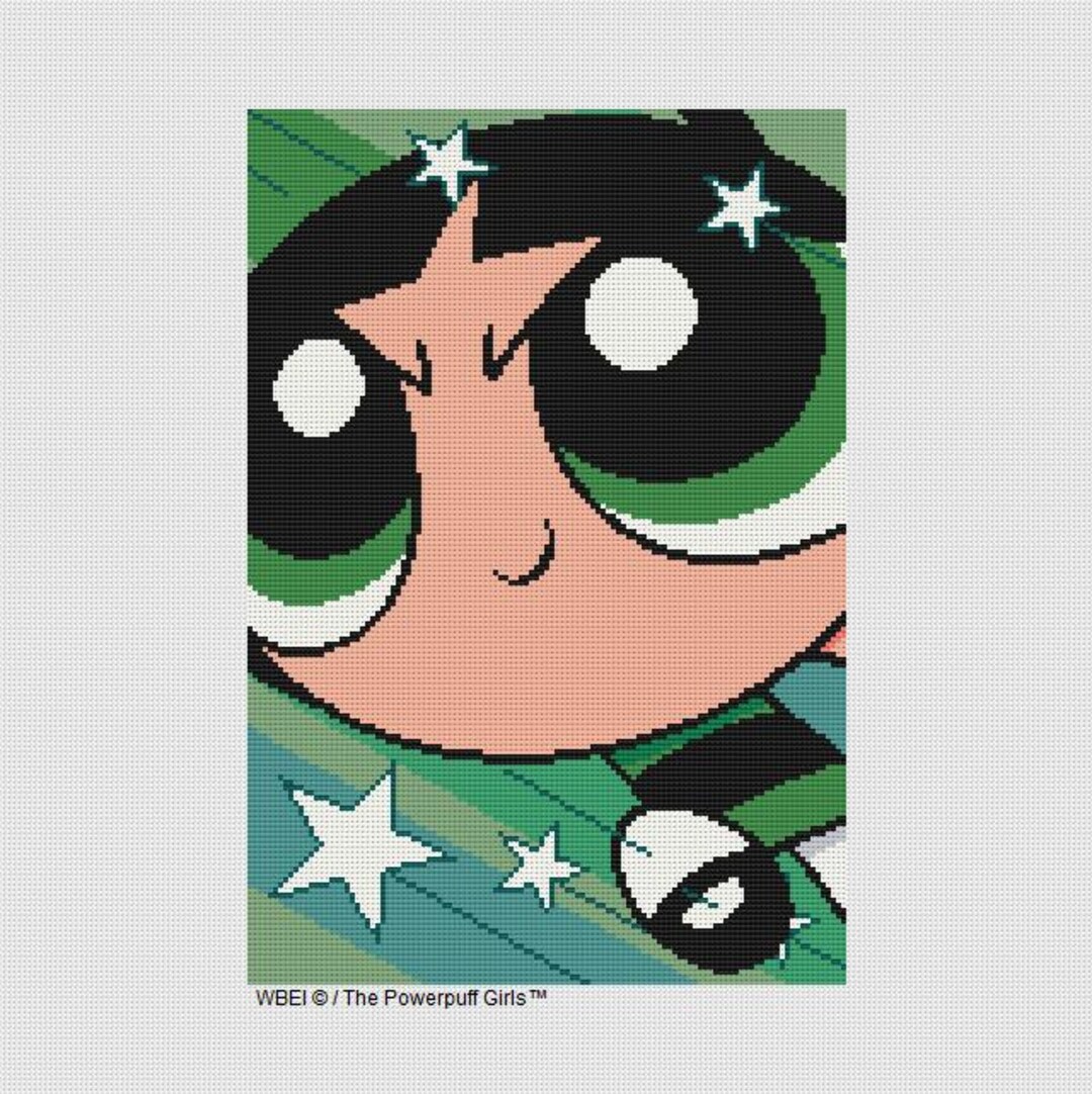 Buttercup Cross Stitch Pattern, Powerpuff Girls, Craft Project, Wall ...
