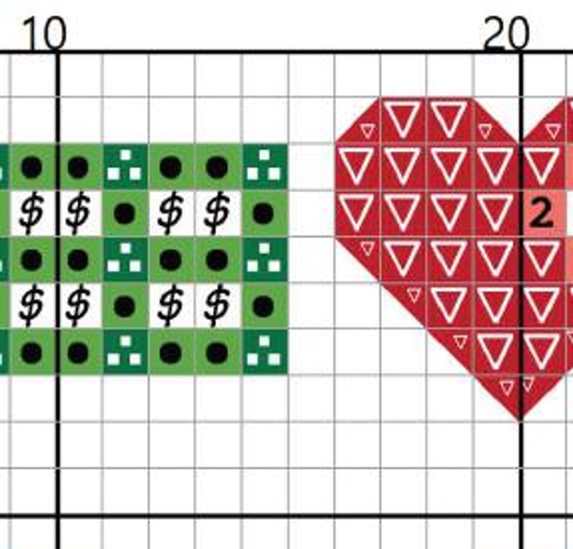 Christmas Cross Stitch Border Pattern Bundle: Holiday Trim (PDF Digital ...