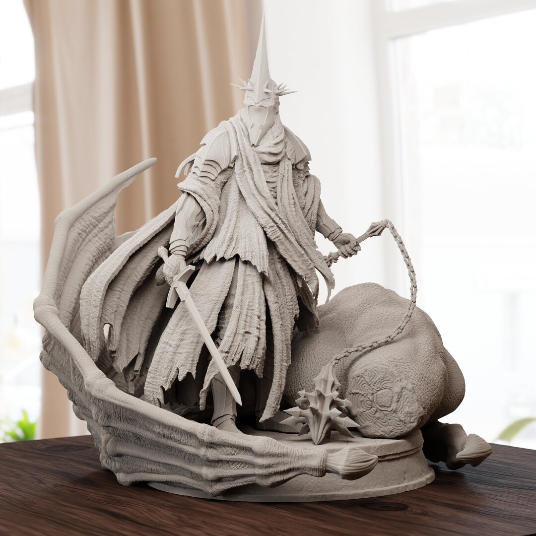 Witch King of Angmar Lord of the Rings Maximum Detailed 8K 3D Printed ...