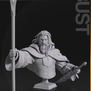 The White Wizard | Maximum Detailed 12K 3D Printed Figure - Etsy