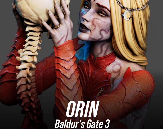 Orin the Red - Baldur's Gate 3 | Maximum Detailed 12K 3D Printed Figure ...
