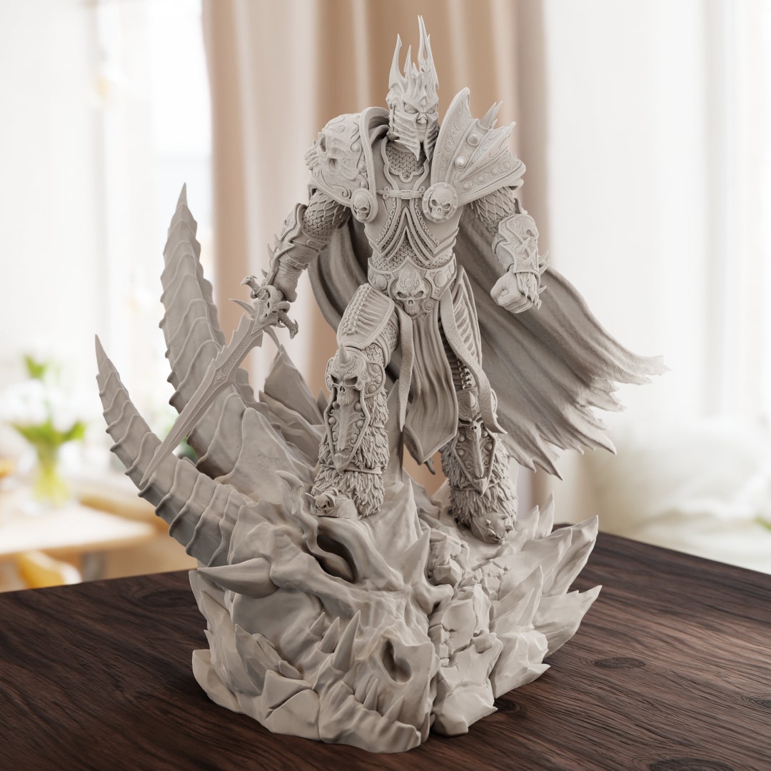 Arthas, the Lich King World of Warcraft Maximum Detailed 8K 3D Printed ...