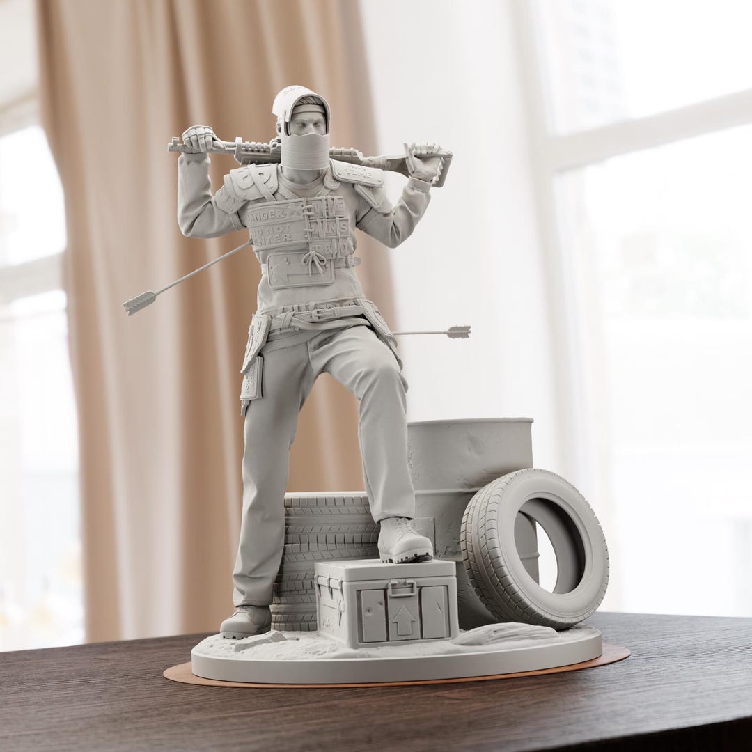 The Survivor RUST Maximum Detailed 12K 3D Printed Figure - Etsy