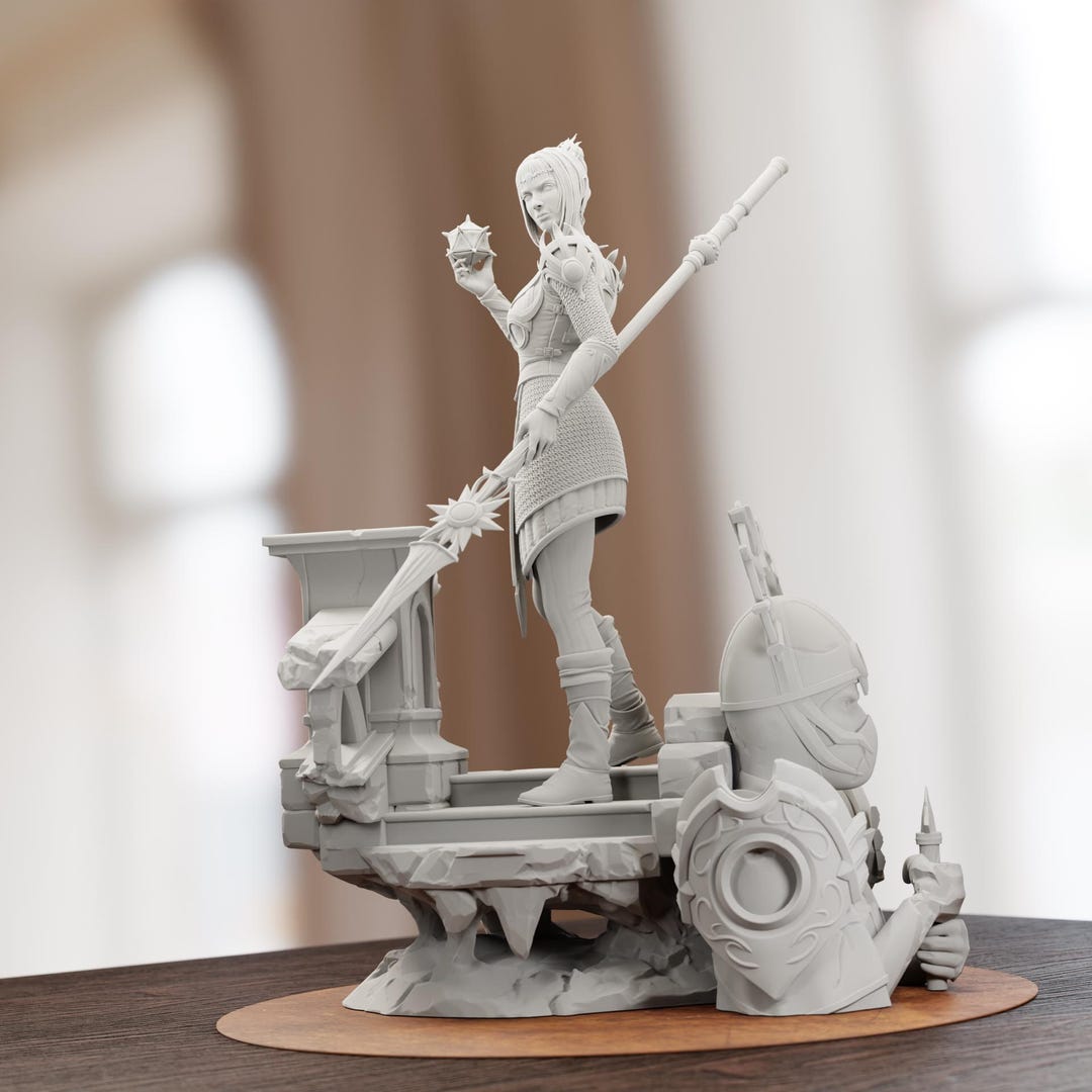 Shadowheart - Disciple of Shar | Maximum Detailed 12K 3D Printed Figure ...