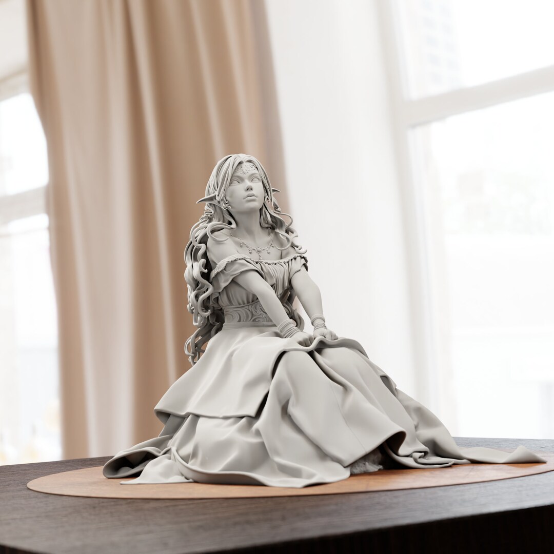 The Elf Princess | Maximum Detailed 12K 3D Printed Figure - Etsy